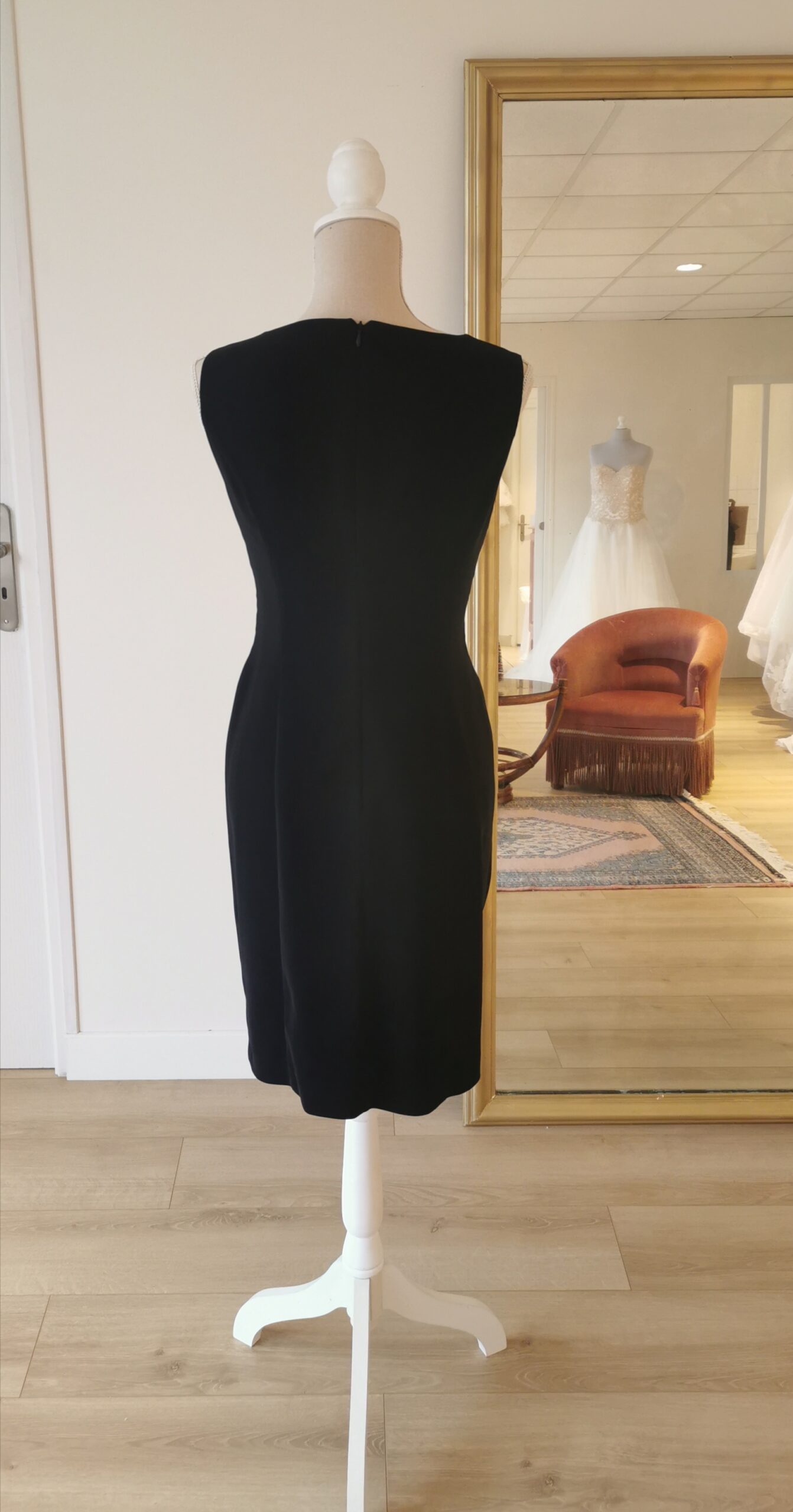 Robe noire et rose - Sonia K - EURED
